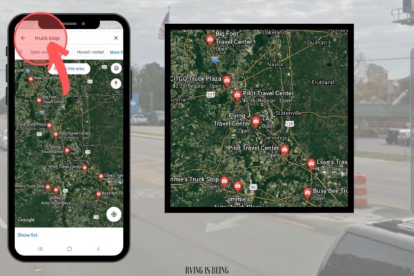 Finding RV-Friendly Gas Stations Using Google Maps - RVing Is Being
