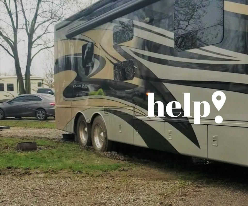 Motorhome Stuck in the Mud? - RVing Is Being