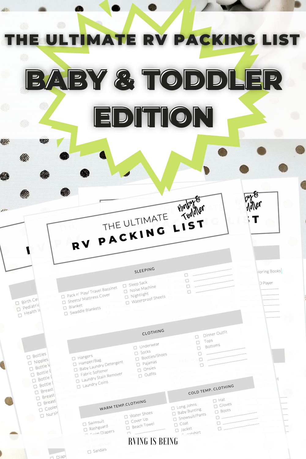 The Best Baby Gear for Your RV - RVING IS BEING